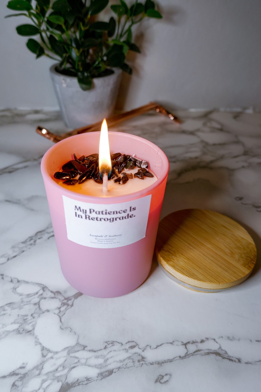My Patience is in Retrograde Soy Wax Candle | Awapuhi & Seaberry Scent ...