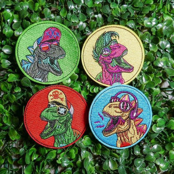 Dinosaur Patch - Etsy