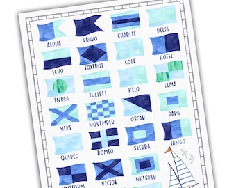 Nautical Charlie Flag - Etsy UK