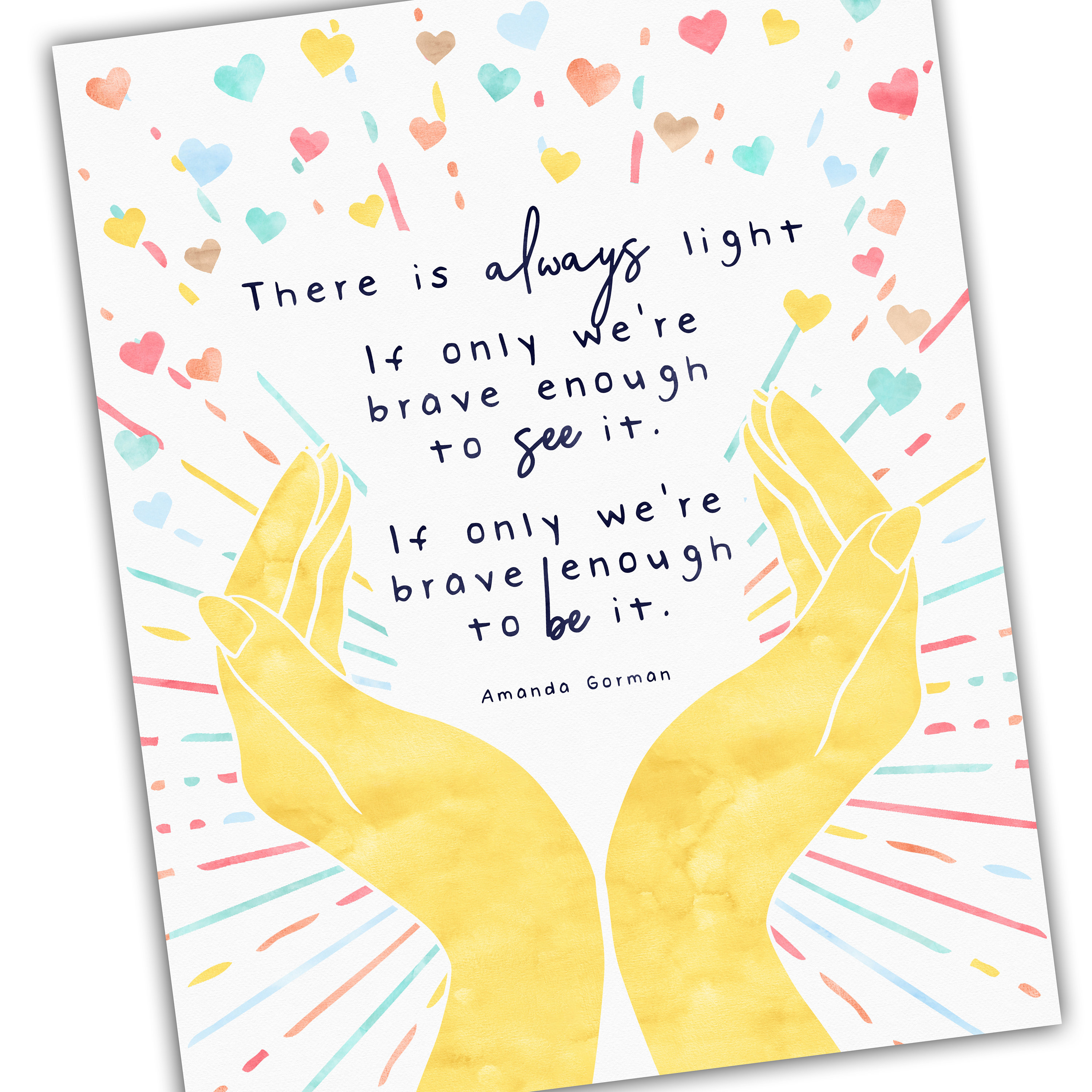 Inspirational SEL Classroom Poster There is Always Light - Etsy