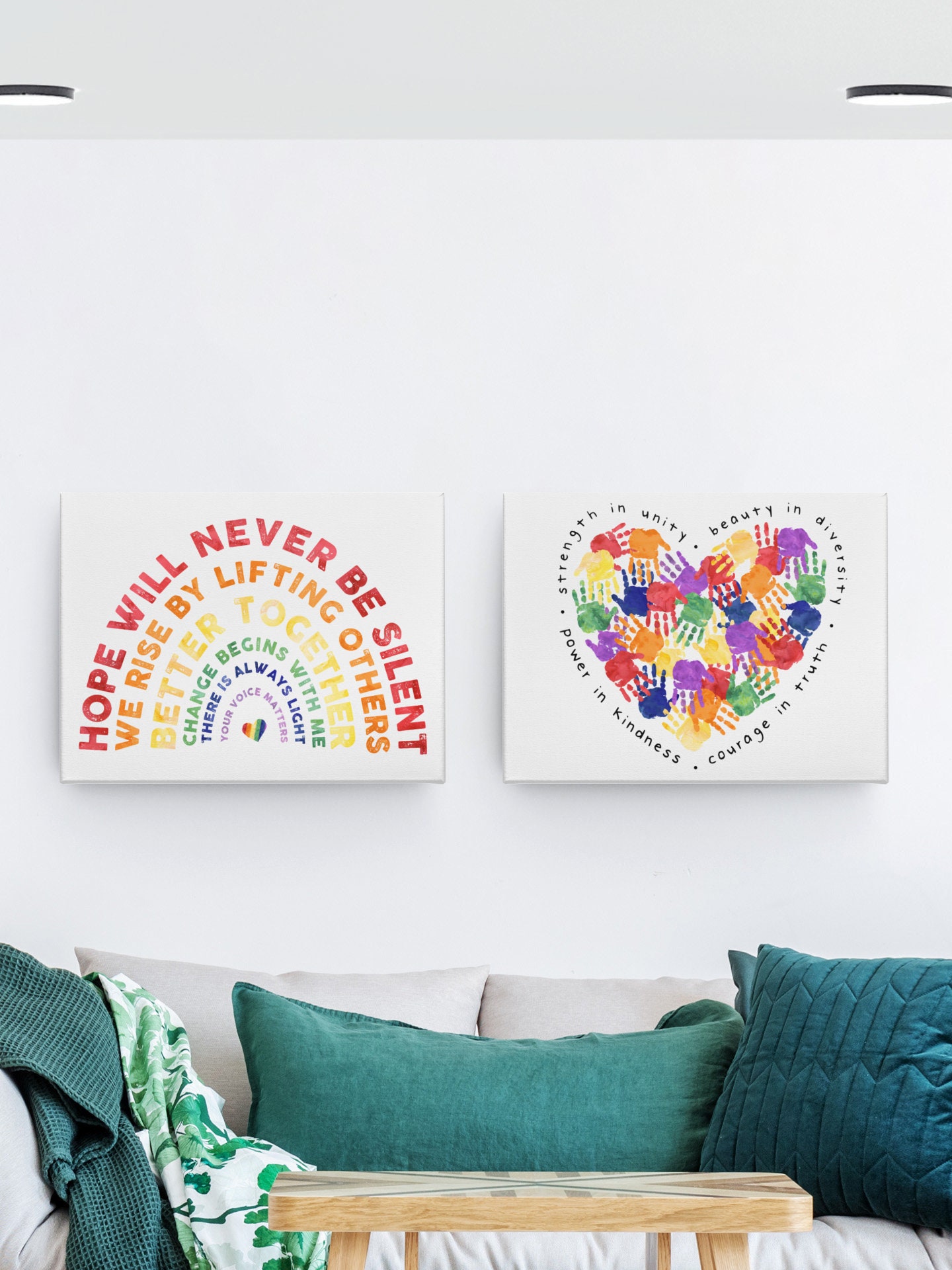 Inclusivity and Equality Art for Kids Hope Will Never Be - Etsy