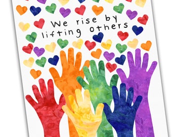 We Rise by Lifting Others | Etsy