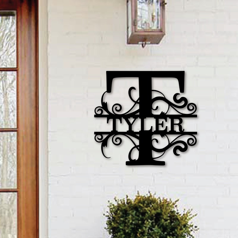 Last Name Monogram - Etsy