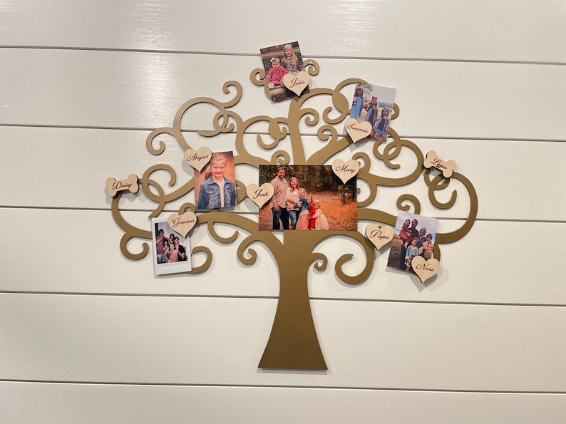 Large Family Tree Wall Hanging Custom Family Tree Metal - Etsy