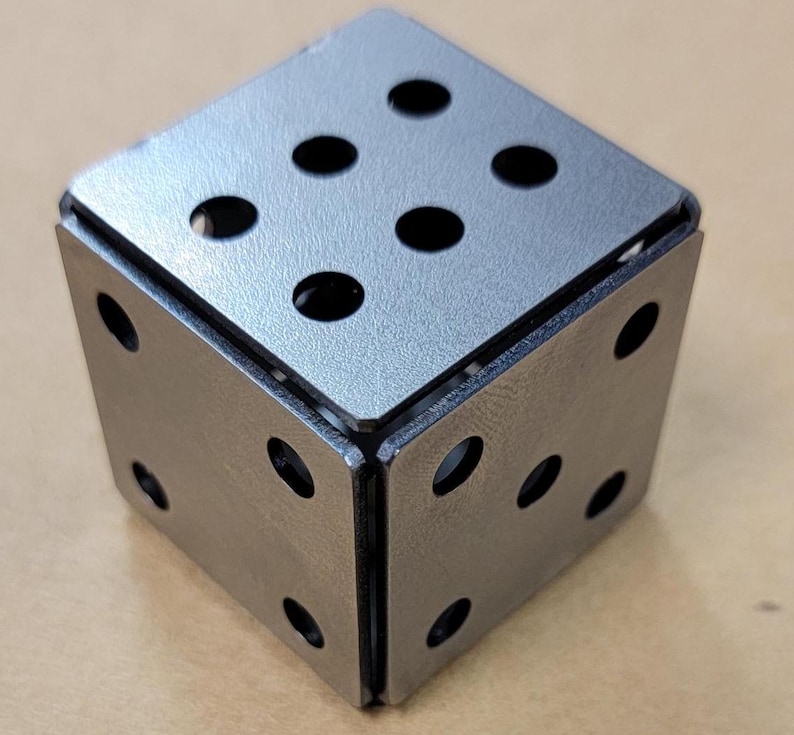 Pair of DIY Weld It Yourself Metal Dice Kit, Christmas Gift for Welder ...