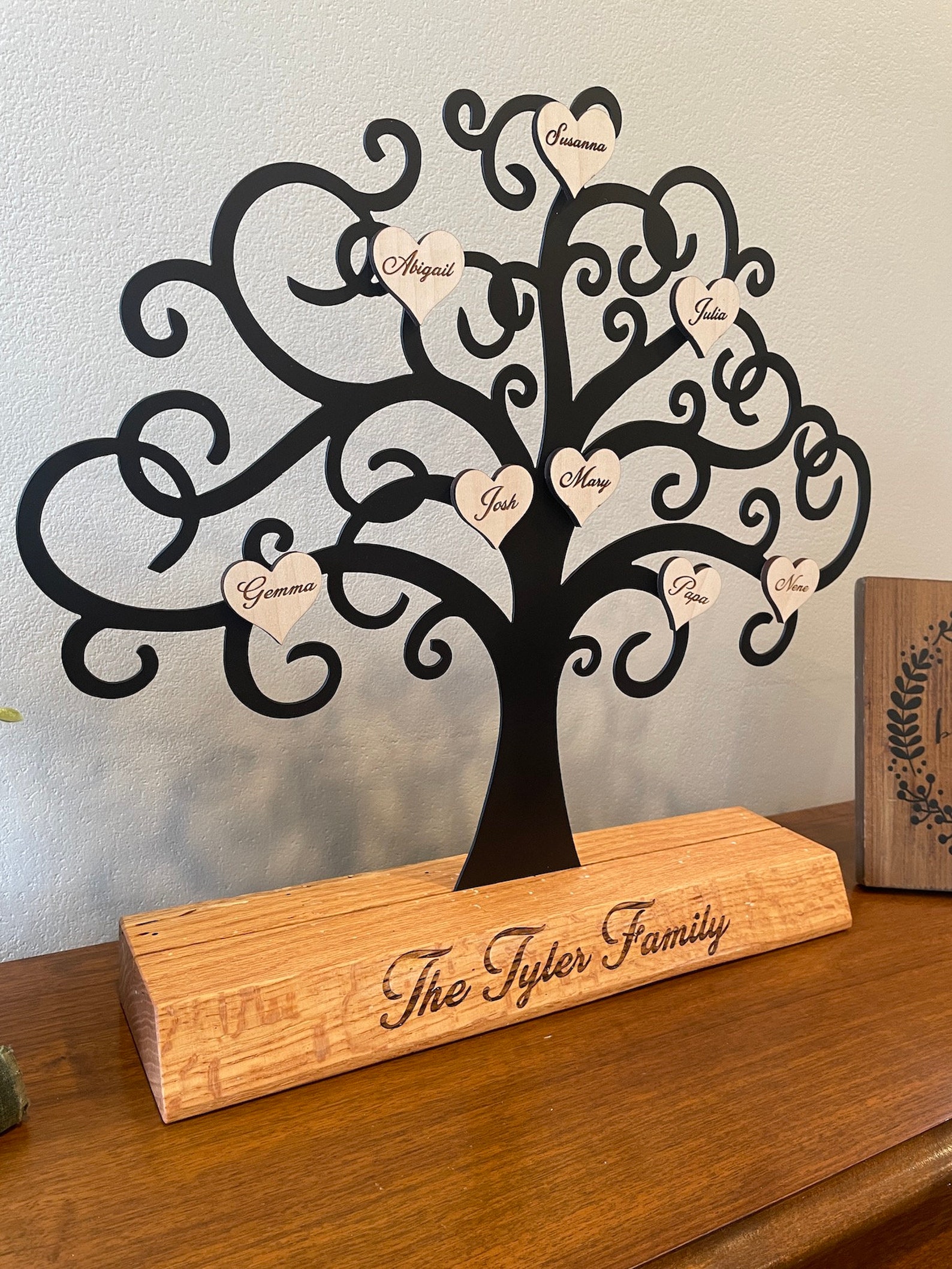 Interchangeable Family Tree Custom Family Tree My Family - Etsy