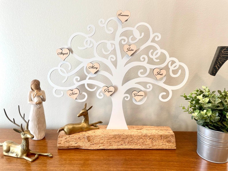 Interchangeable Family Tree Custom Family Tree Metal Family - Etsy