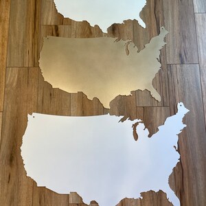 Custom US Magnetic Board, Personalized Travel Magnetic Board, United ...