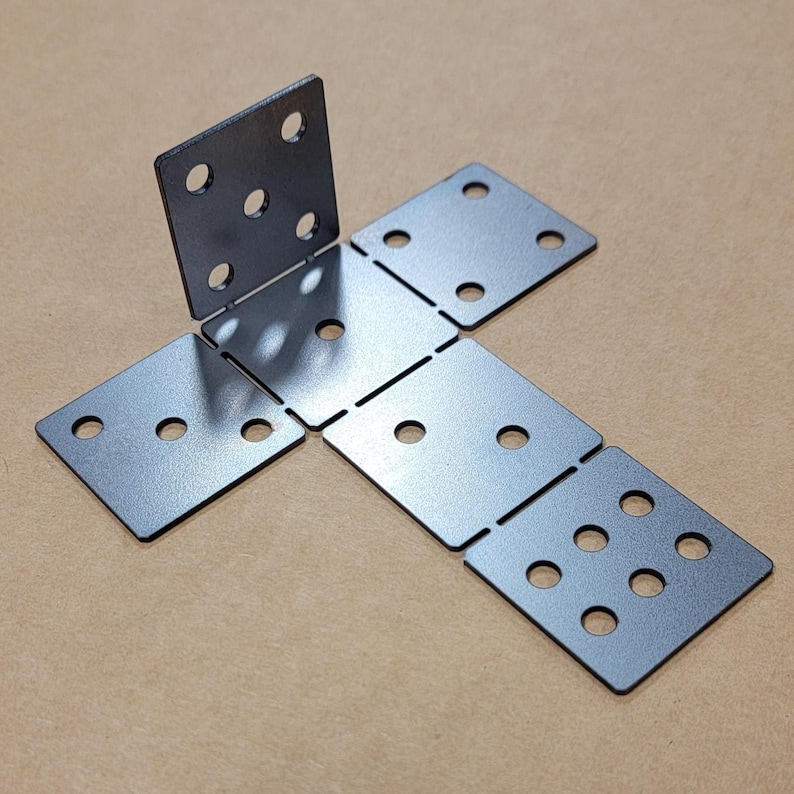 Pair of DIY Weld It Yourself Metal Dice Kit, Christmas Gift for Welder ...