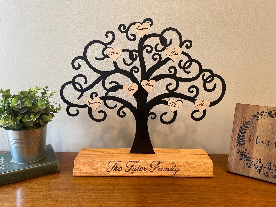 Interchangeable Family Tree Custom Family Tree My Family - Etsy