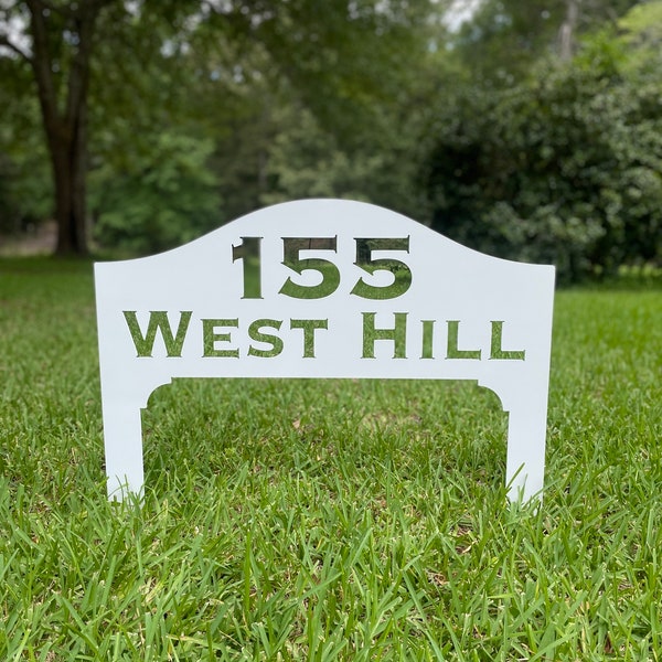 Yard Address Sign - Etsy