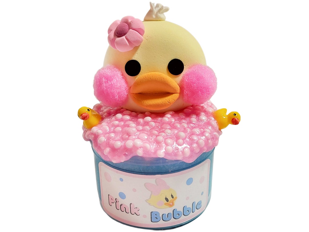 Duck Slime, Rubber Duck Slime, Bubble Bath Duck Slime, Slime Shop, Cute ...