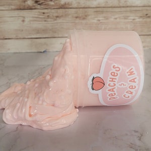 Diy Peaches and Cream Butter Floam Slime, Butter Floam Slime, Slime ...