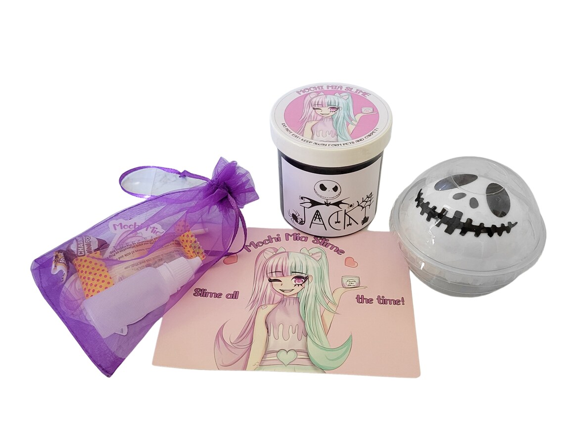 Jack Slime Nightmare Slime Before Slime Halloween Slime - Etsy