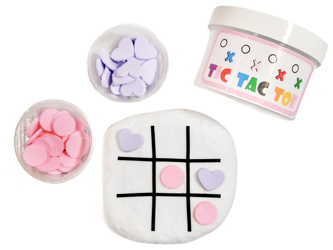 Tic Tac Toe DIY Slime Kit, Cloud Cream Slime, Slime Gift Box Set, Slime ...