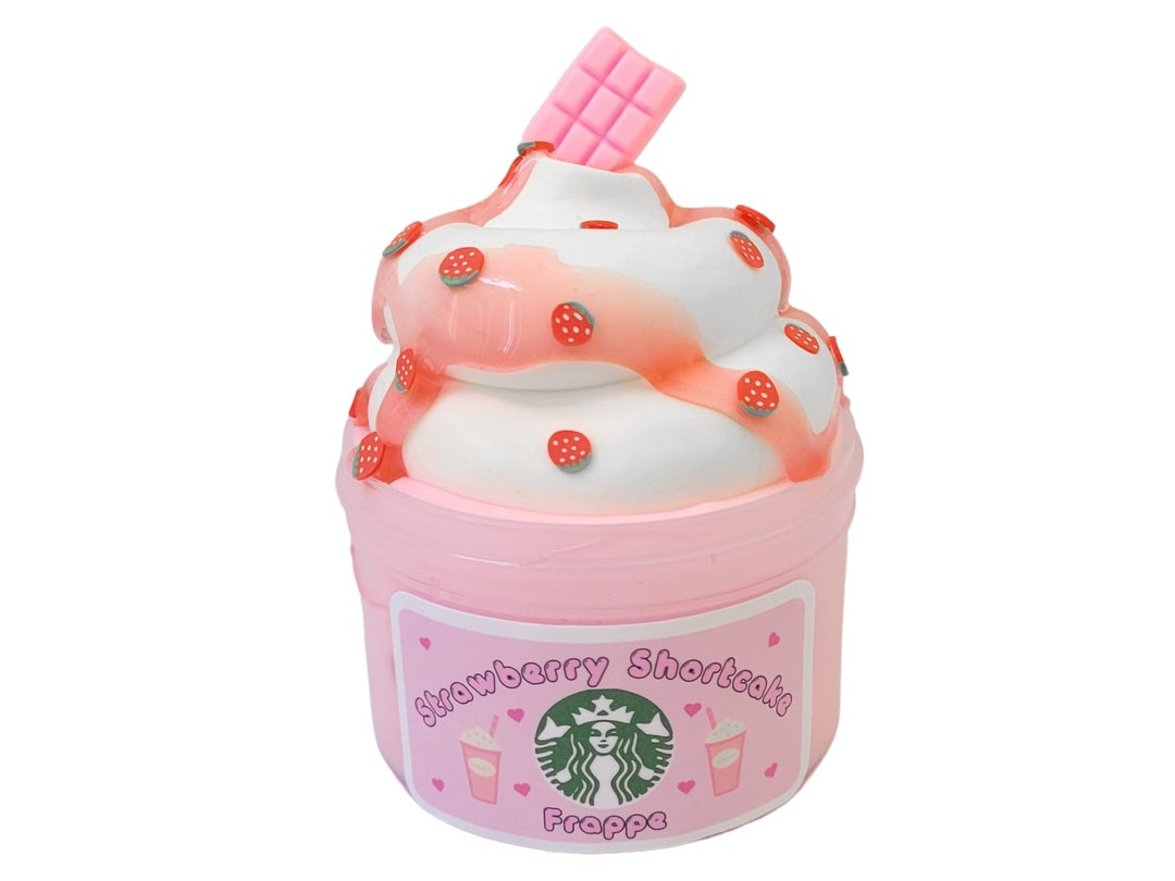 Strawberry Shortcake Frappe Butter Slime: DIY Slime Kit (6oz) - Etsy