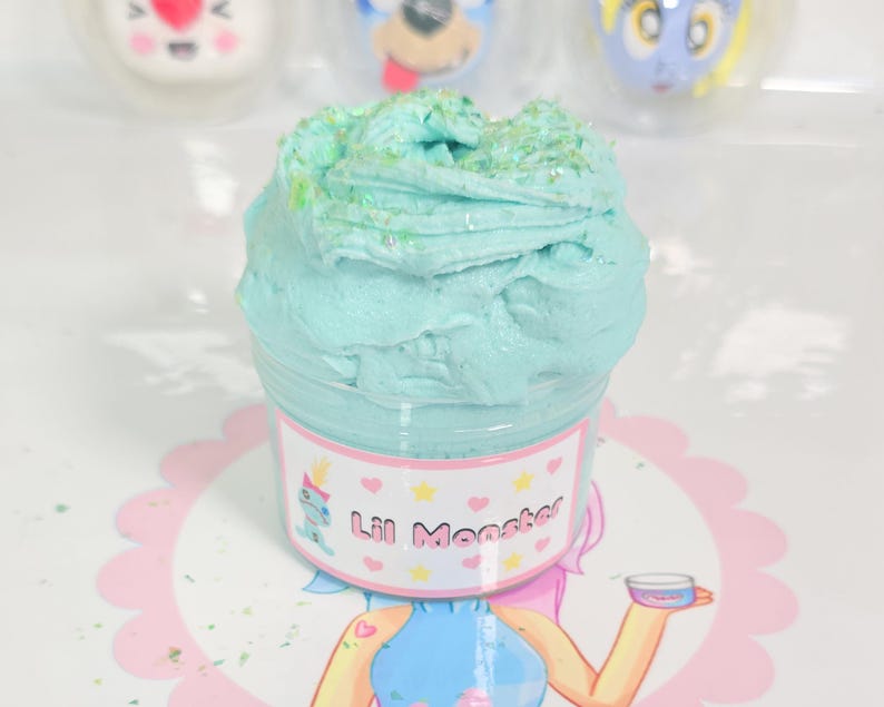 Lil Monster Cloud Cream Slime Kit: DIY Clay Slime, ASMR Sensory Toy - Etsy