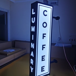 Custom Illuminated Storefront Sign | Blade Sign | Metal Sign | Business ...