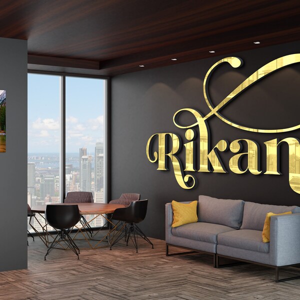 Gold Reception Logo - Etsy