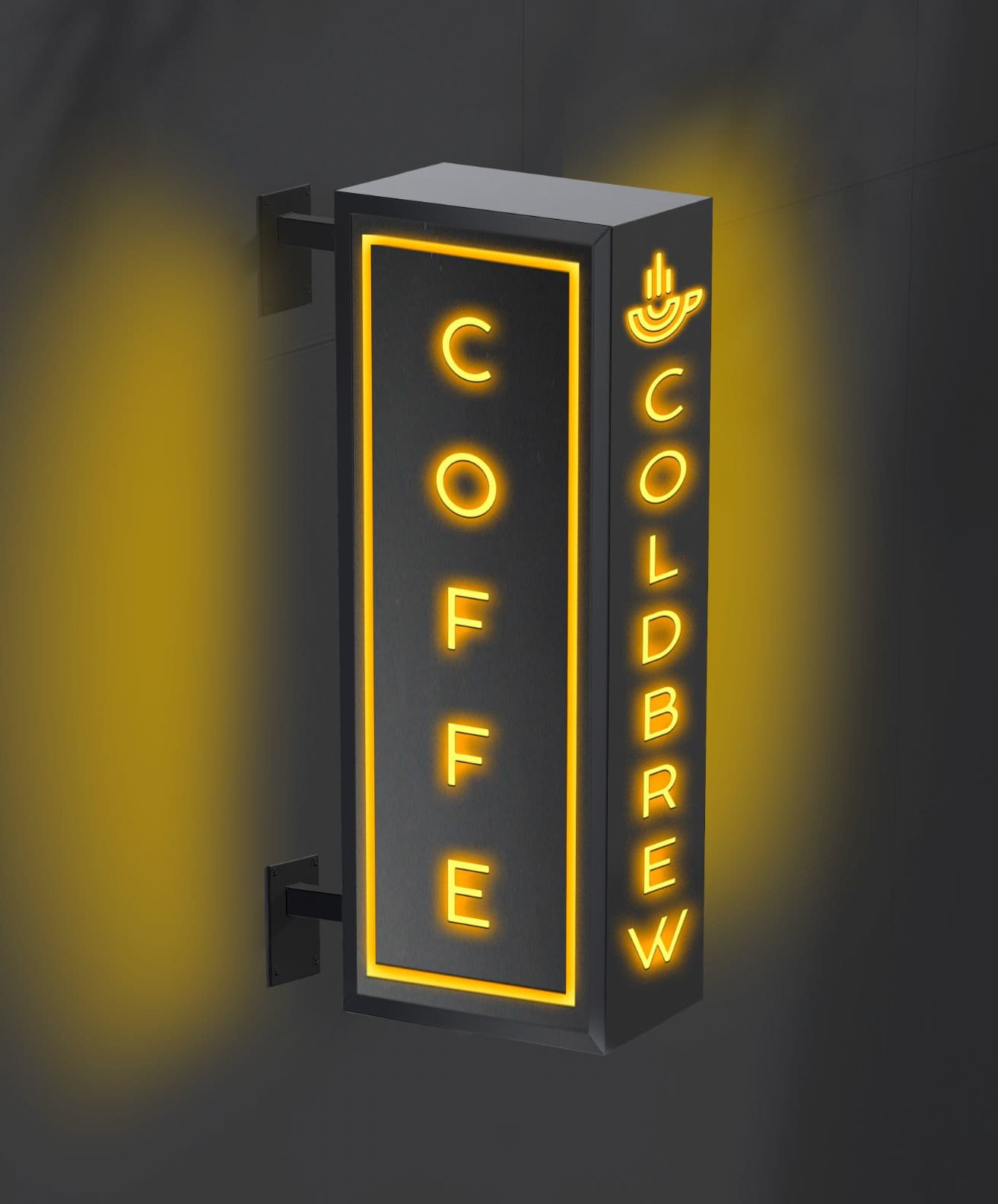 Vertical Cafe Sign Sign And Signage Products For Cafes, Restaurants,
