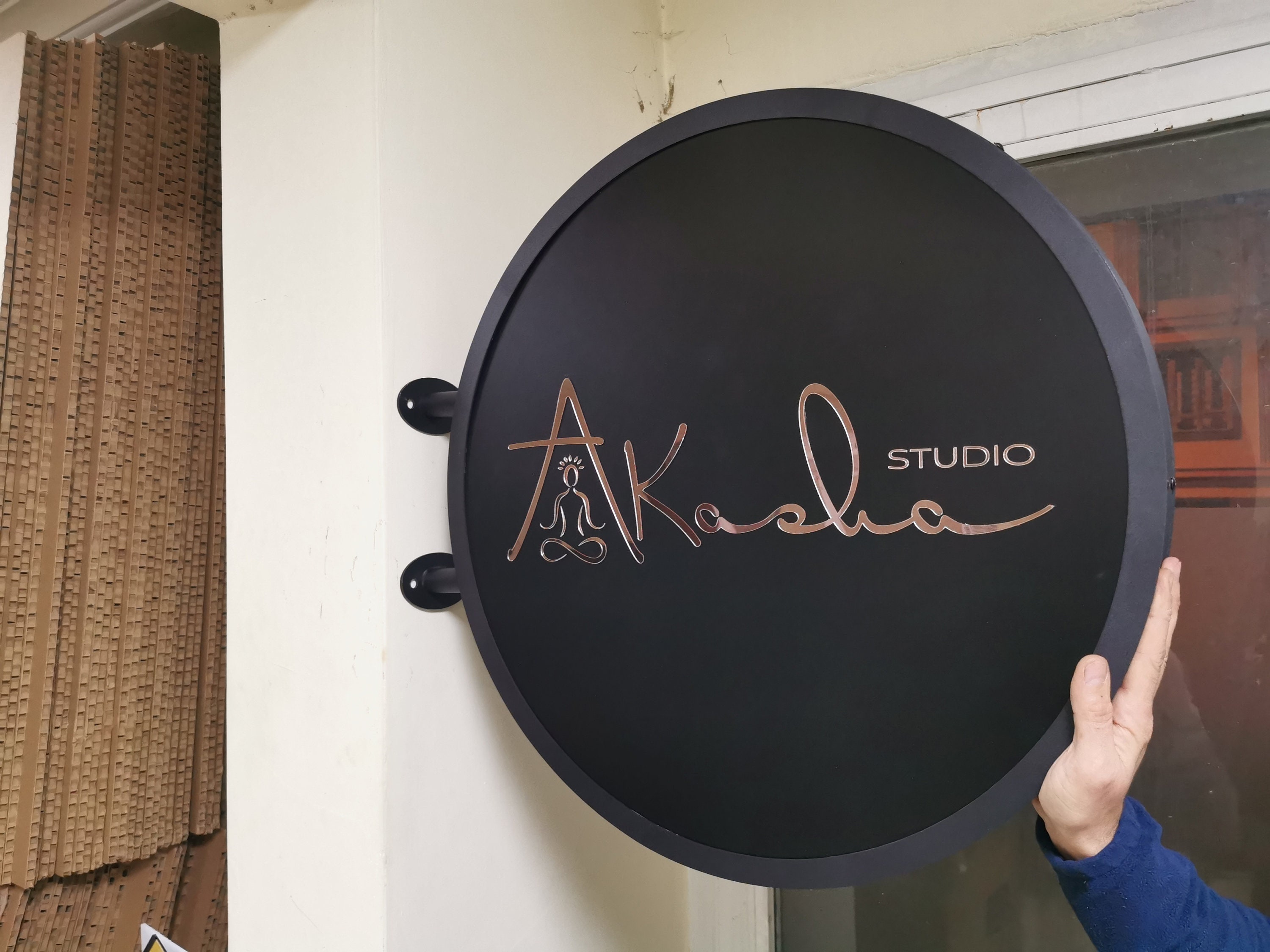 Custom Illuminated Round Cutout Sign - Etsy