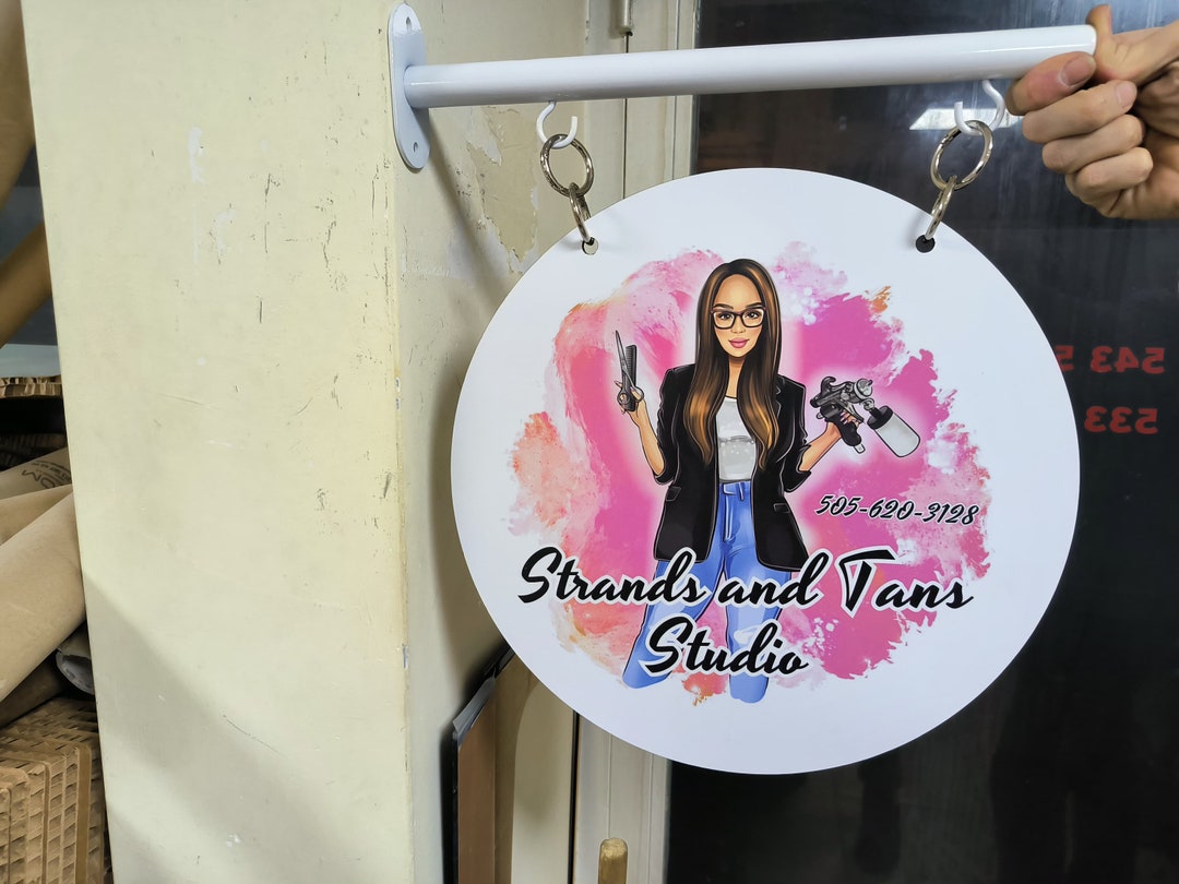 Hanging Blade Sign, Minimal Blade Sign, Custom Blade Sign, Custom Sign ...