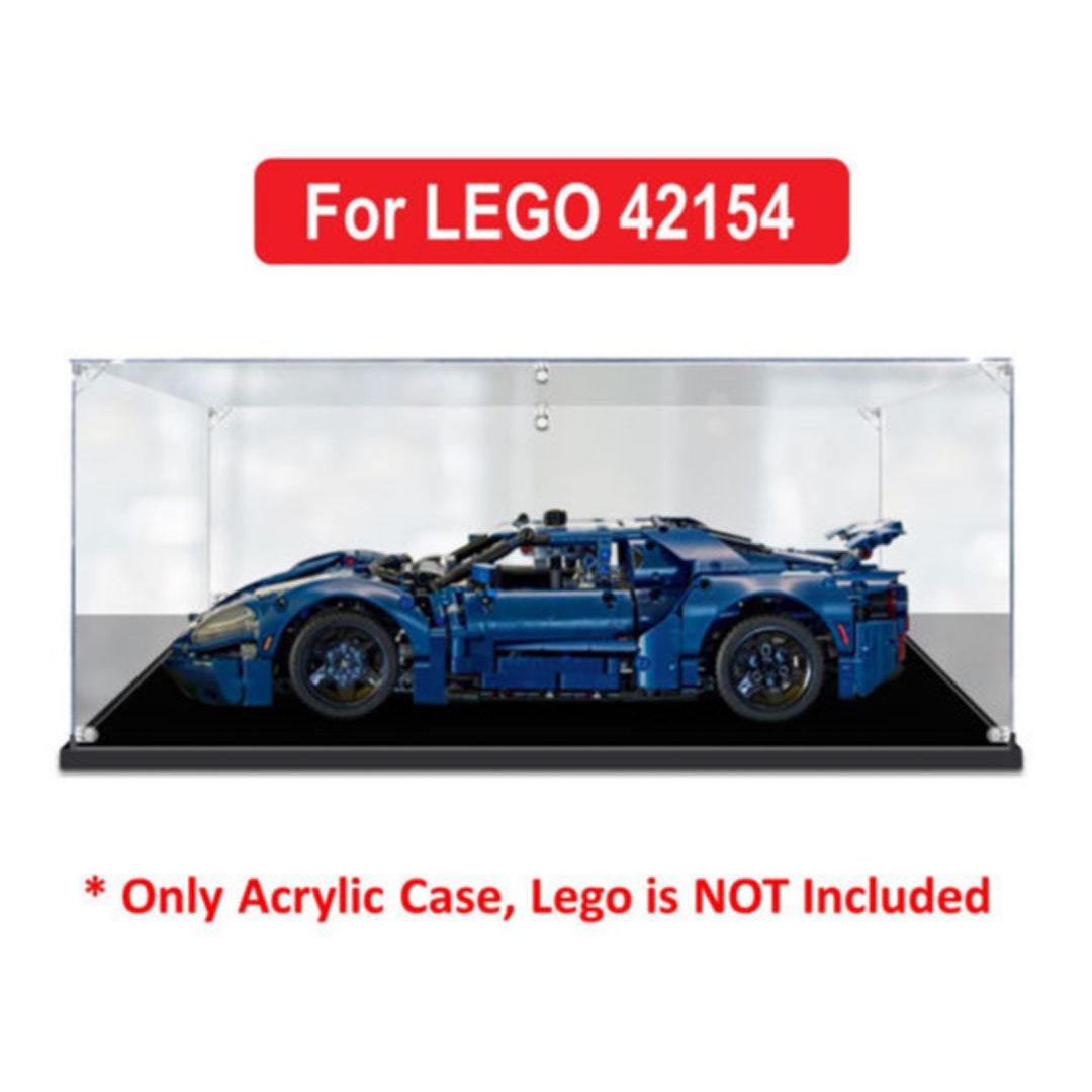 Acrylic Display Case for LEGO 42154 Technic 2022 Ford GT Figure Storage ...