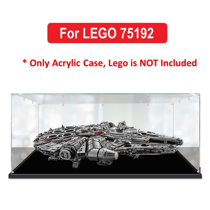 Acrylic Display Case for LEGO 75192 Star Wars Millennium Falcon Figure ...
