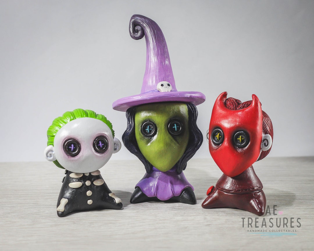 Witch Girl / Skeleton Boy / Devil Boy / Inspired by Nightmare Before ...