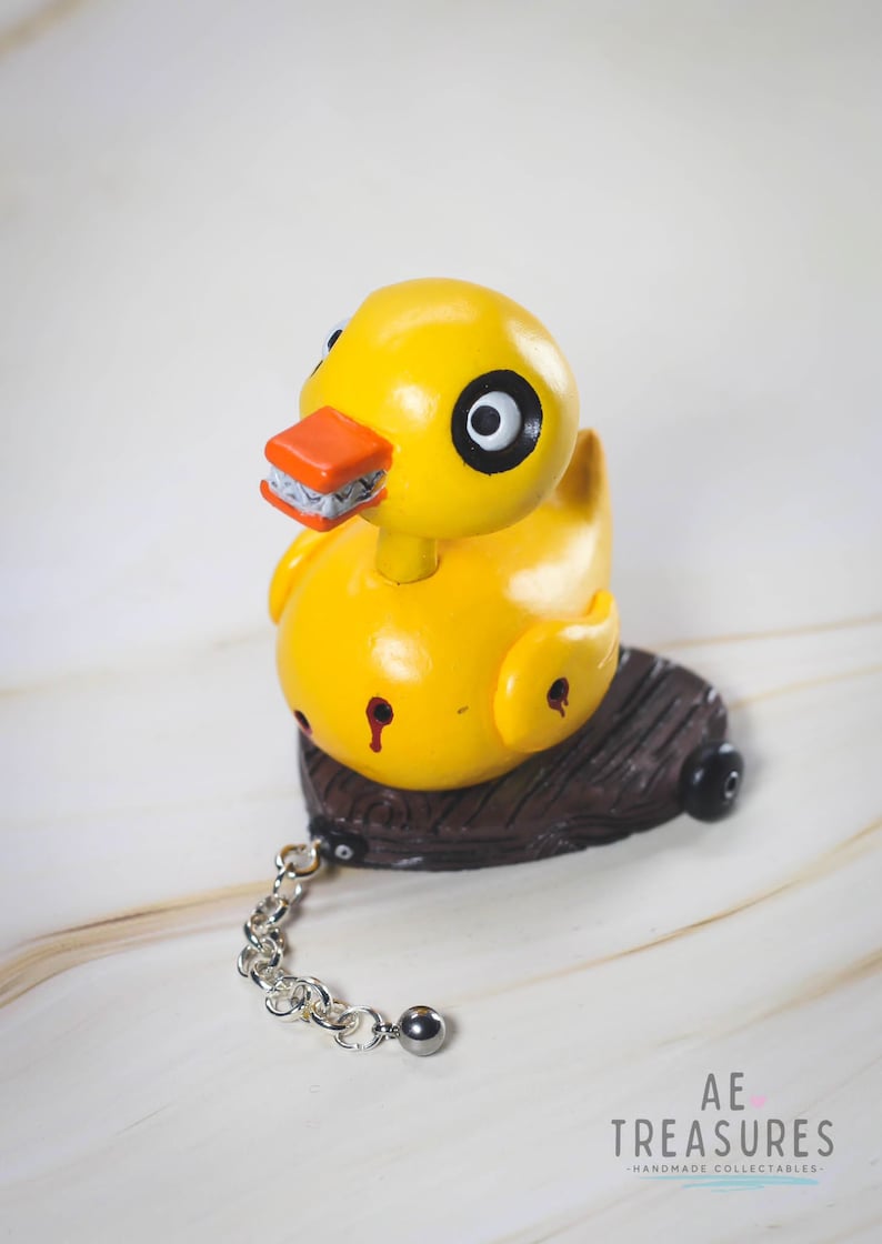 Scary Duck / Nightmare Duck / Mini Duck Figure / Spooky Duck / Handmade ...