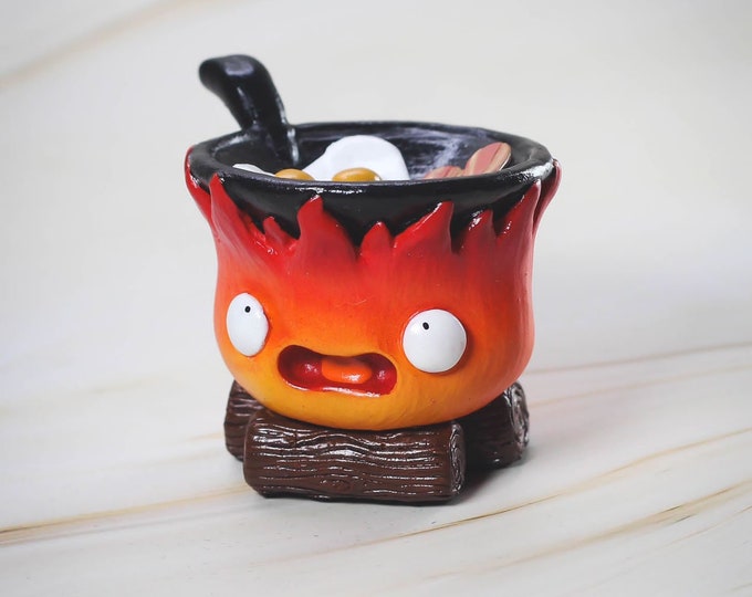 Fire Demon / Inspired by Calcifer / Howls Moving Castle / Anime / Anime ...