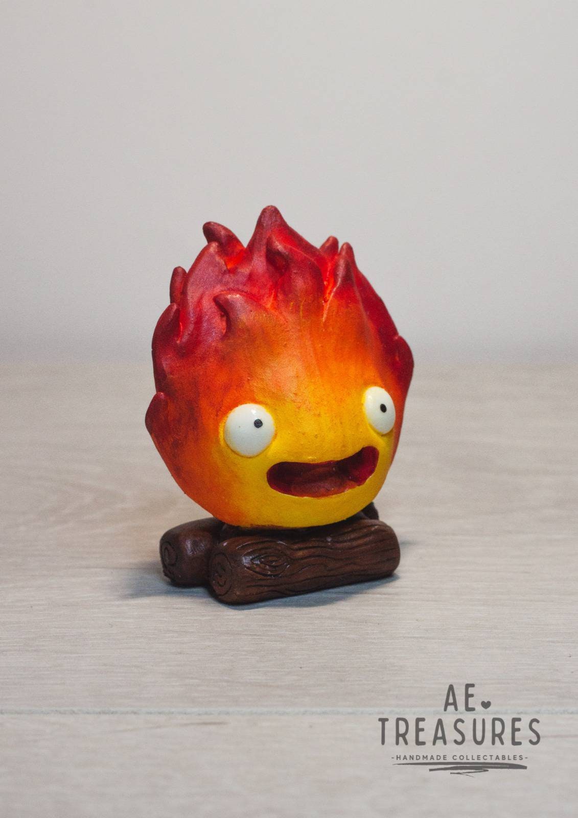 Fire Demon / Inspired by Calcifer / Howls Moving Castle / - Etsy Australia