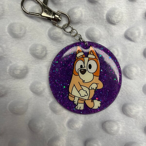 Bluey Acrylic Keychain - Etsy
