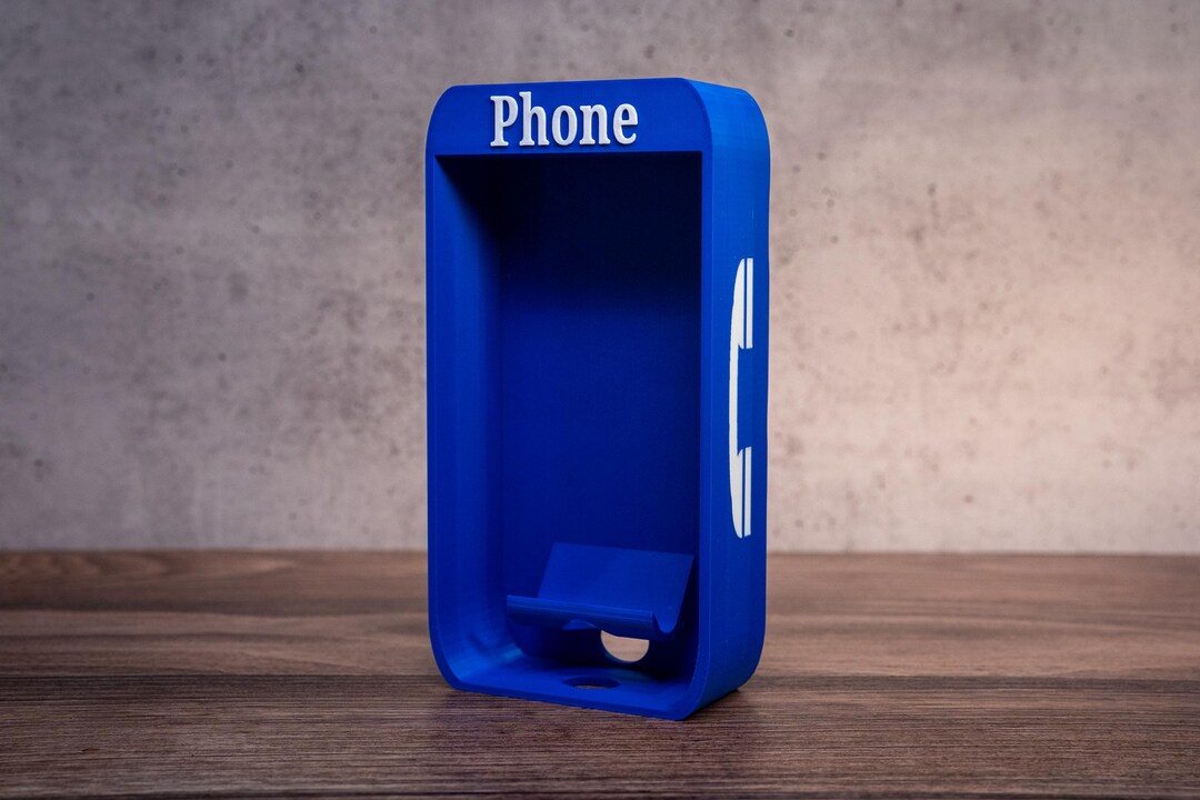 Phone Booth Inspired Cell Phone Booth Stand Compatible With Smartphones ...
