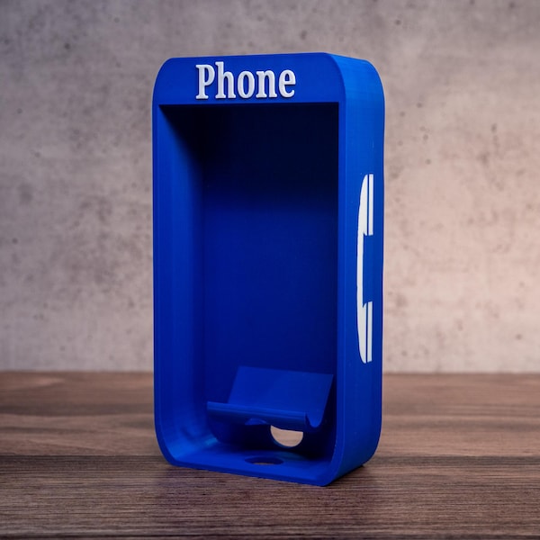 Blue Phone Booth - Etsy