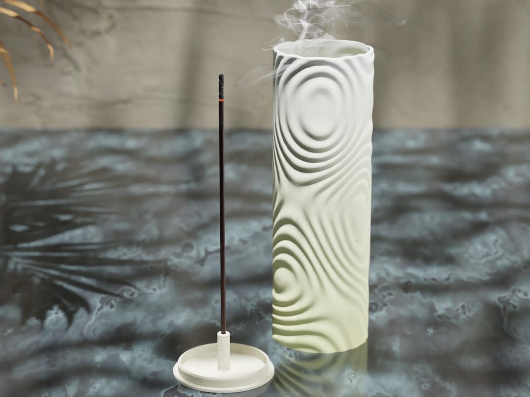 Waveform Incense Holder Modern Aromatherapy Burner Stylish Home Decor ...