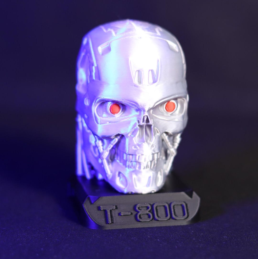 Terminator T800 Endoskull Movie Replica Cyberpunk Room Decor ...