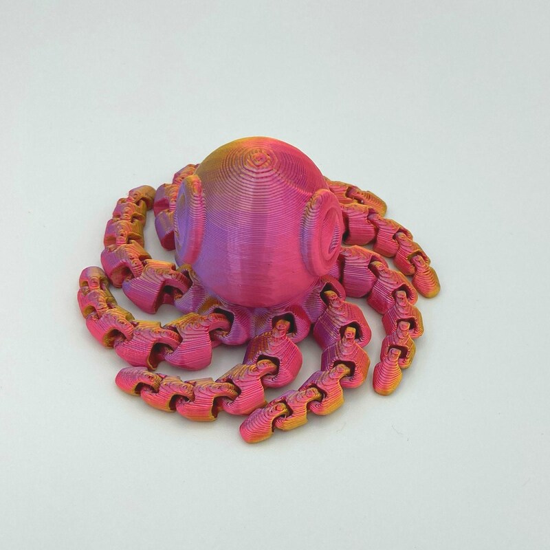 Octopus Toy Figure - Etsy