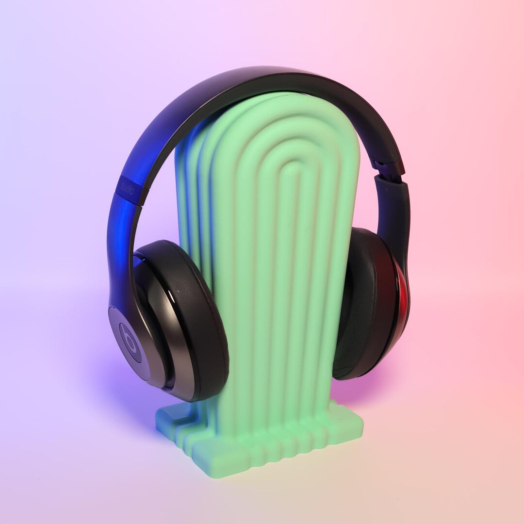 Rainbow Headphone Holder Cartoonish Headset Stand Fun Desk Accessory ...