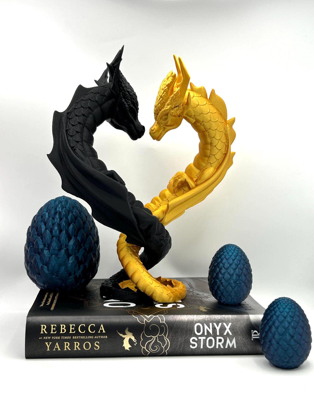 Draconic Bond Dragon Sculpture, Mystical Home Decor - Etsy