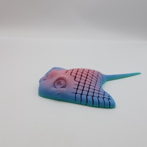 Ray the Manta Ray Figurine Ocean Decor Handmade Marine Sculpture Sea ...