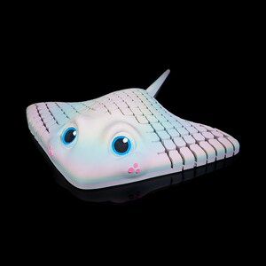 Ray the Manta Ray Figurine Ocean Decor Handmade Marine Sculpture Sea ...