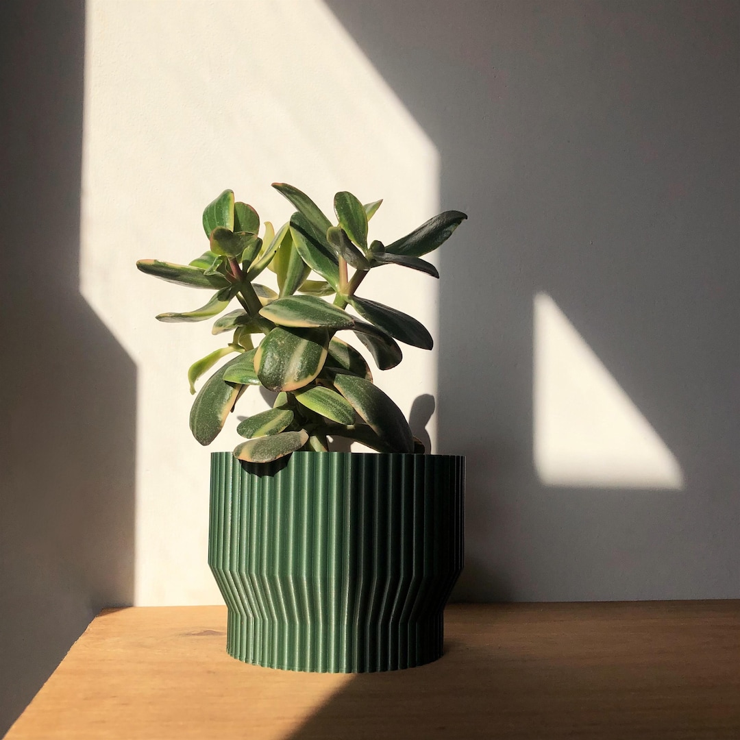 Niza Pot Modern Minimalist Straight Line Design Decorative Home Flower ...