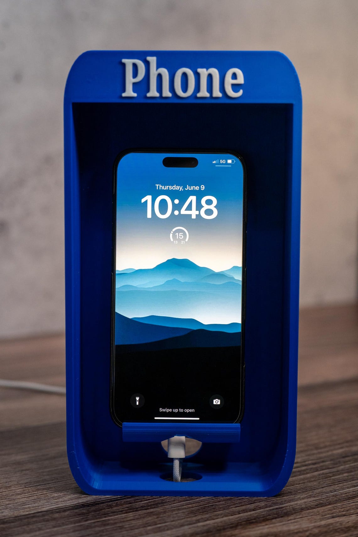 Phone Booth Inspired Cell Phone Booth Stand Compatible With Smartphones ...