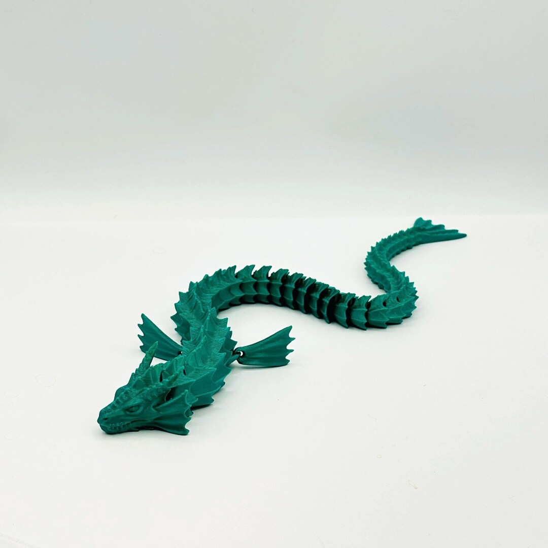 Water Dragon Flexible Figure Articulated Fantasy Creature Unique ...