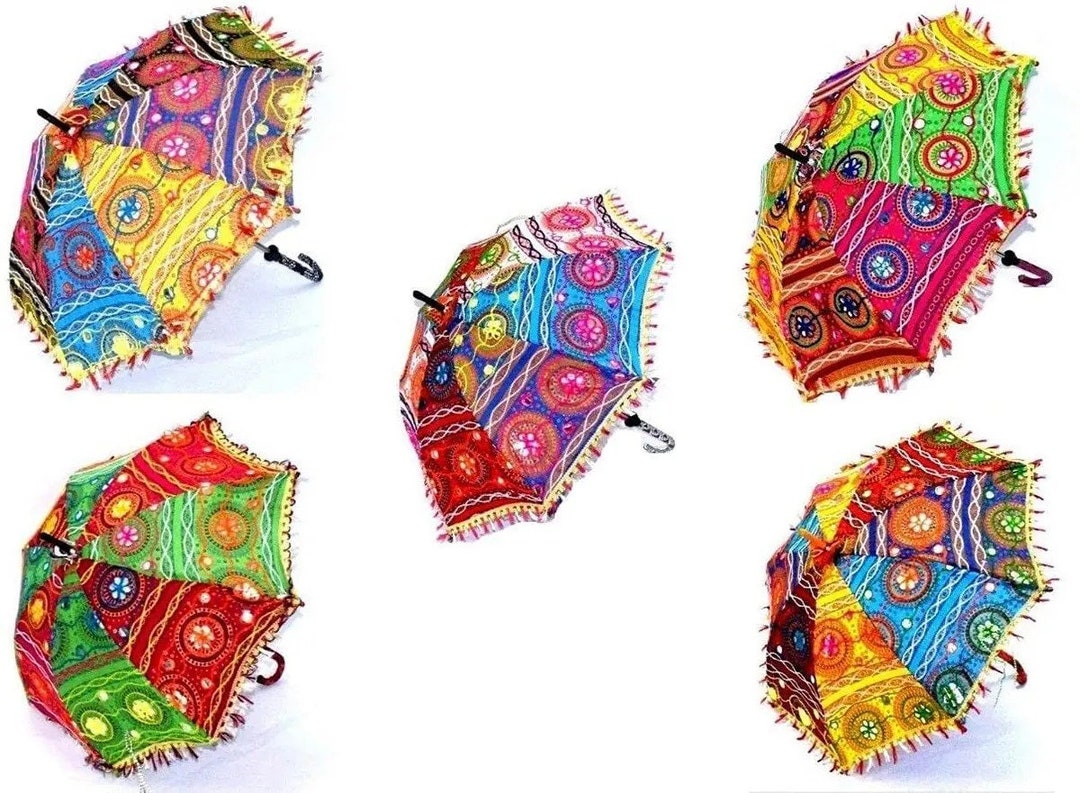 Rajasthani Umbrella for Wedding Decoration Indian Patchwork - Etsy