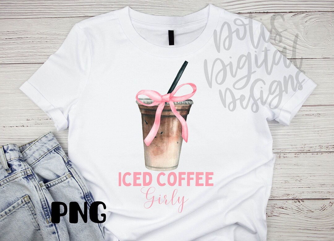 Iced Coffee Bow PNG, Iced Coffee PNG, Iced Coffee, Bow Trend PNG ...