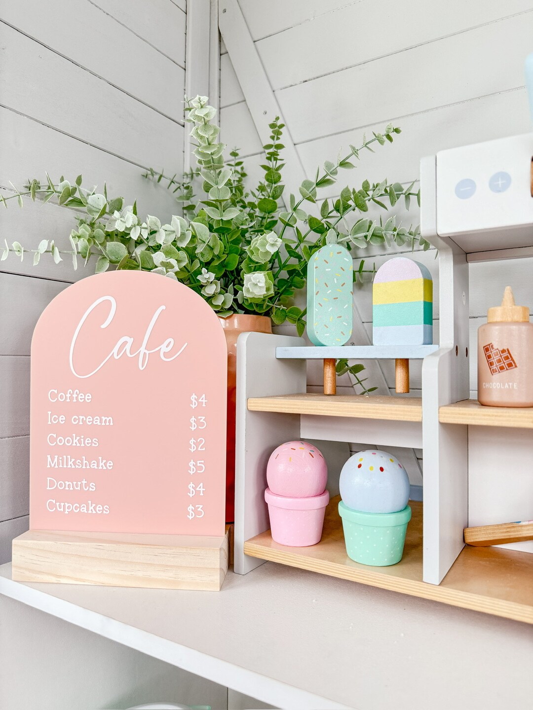 Cafe Cubby House Menu Cafe Menu Cafe Board Cubby House Accessories ...