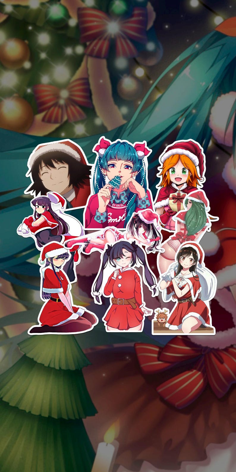 Anime Sticker Pack, Waifu Designs, JDM Vinyl Decals, Cute Kawaii ...
