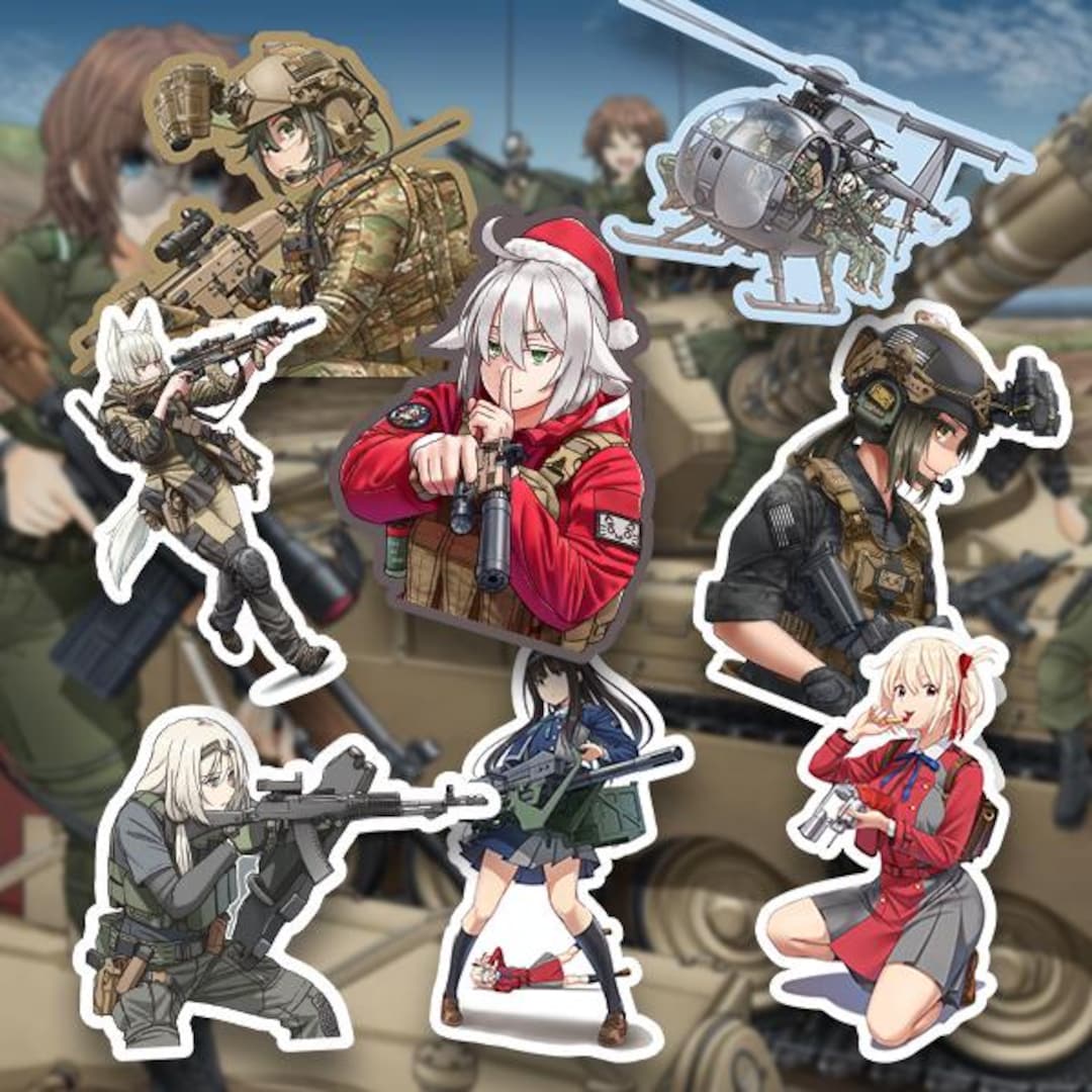 Anime Waifu Stickers Pack, Tactical Sticker JDM Car Decal, Military ...